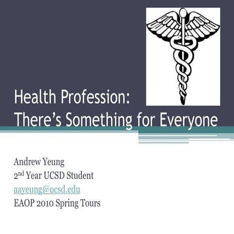 Health Professional Careers | PPT
