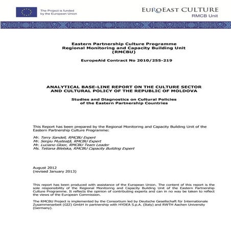 European Integration Index 2013 for Eastern Partnership Countries | PDF