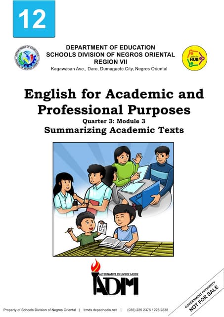 Eapp Quarter 2 Module 4 Objectives And Structures Of Various Kinds Of