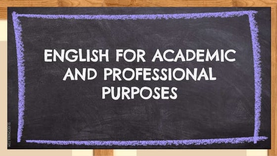 EAPP first lesson | PPTX