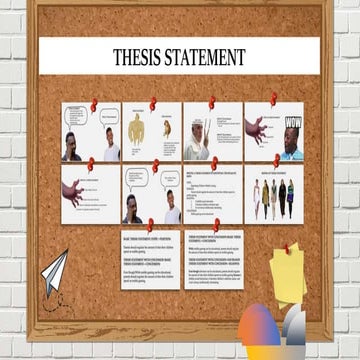 EAPP THESIS STATEMENT pptx | PPTX