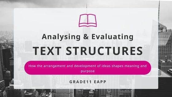 Form,structure and language | PPTX