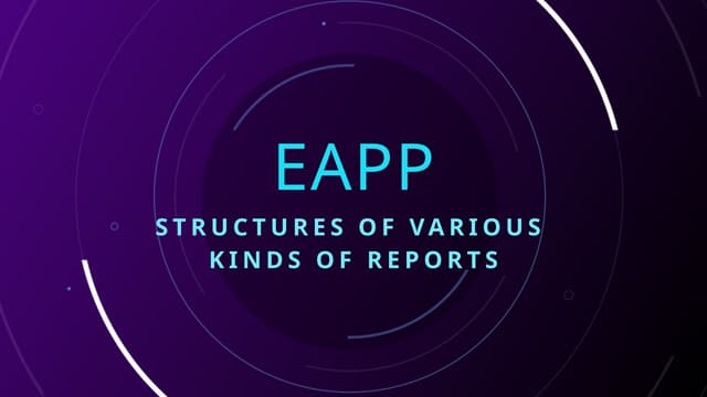 Writing-the-Report-Survey-Field-Reports- | PPTX