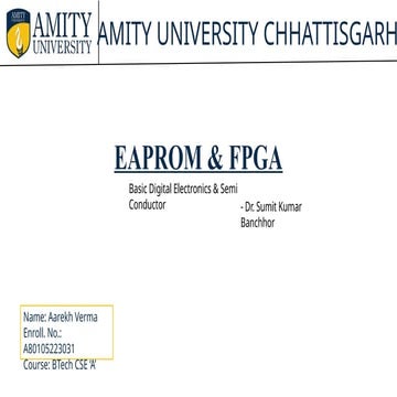 EAPROM and FPGA PPT by Aarekh Verma 031 - BTech CSE A.pptx