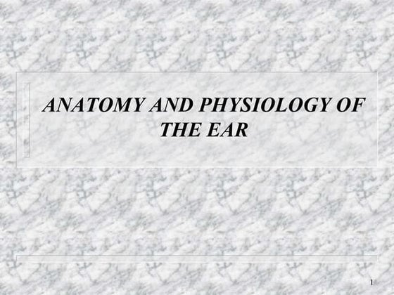 Unit 3 sence organs ear and nose(1) | PPT
