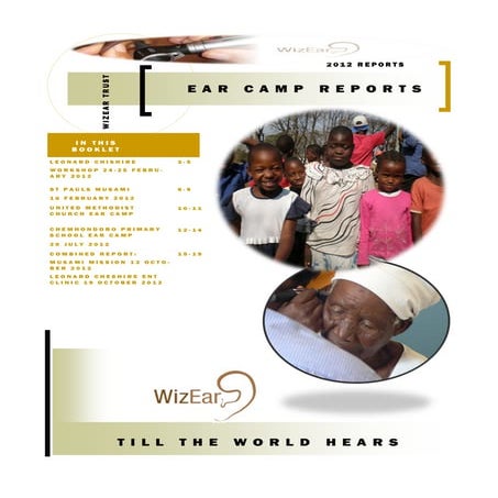 Ear camp reports | PDF | Ear, Nose and Throat Conditions | Diseases and ...