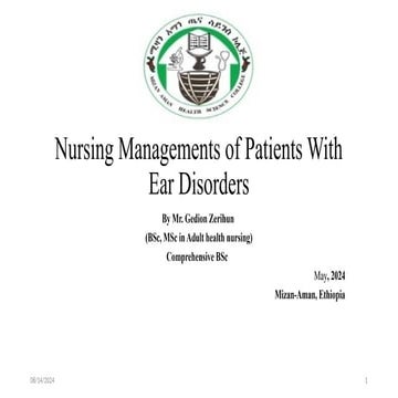 Ear Disorders.pptx.pptx We want power points for educational | PPTX