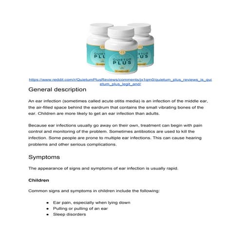 Ear infection | PDF