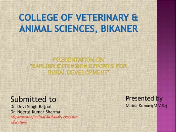 Marthandam expt | PPTX | Agriculture | Industries