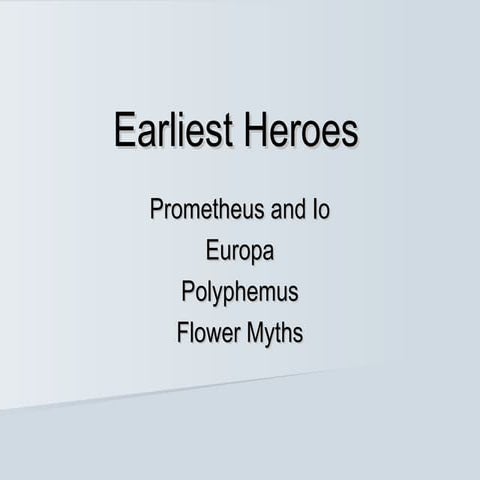 Orpheus STORY | PPT