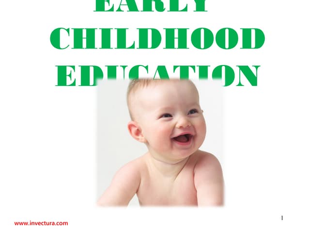 Introduction to early childhood education. | PPTX
