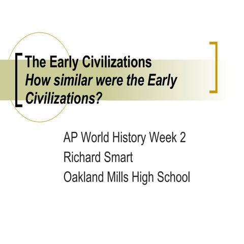 Early Civilizations | PPT