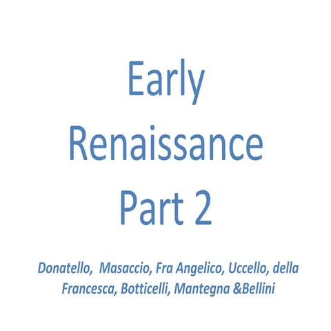 High Renaissance | PPT