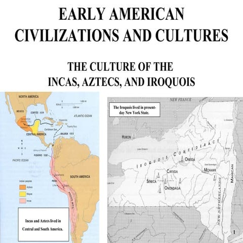 Early American Civilizations and Culture | PPT