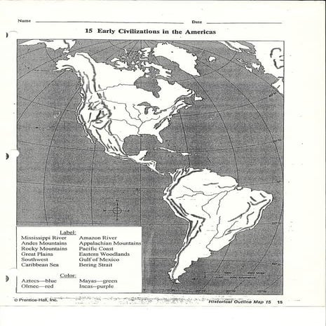 Early americas map | PDF