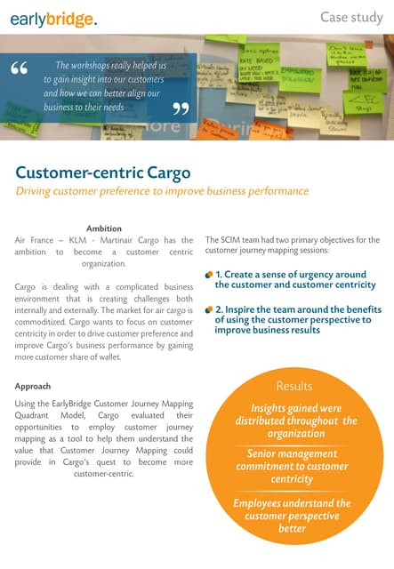 EarlyBridge case ggn customer journey mapping | PDF