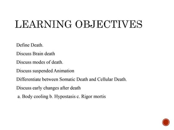 Mode of death | PPTX