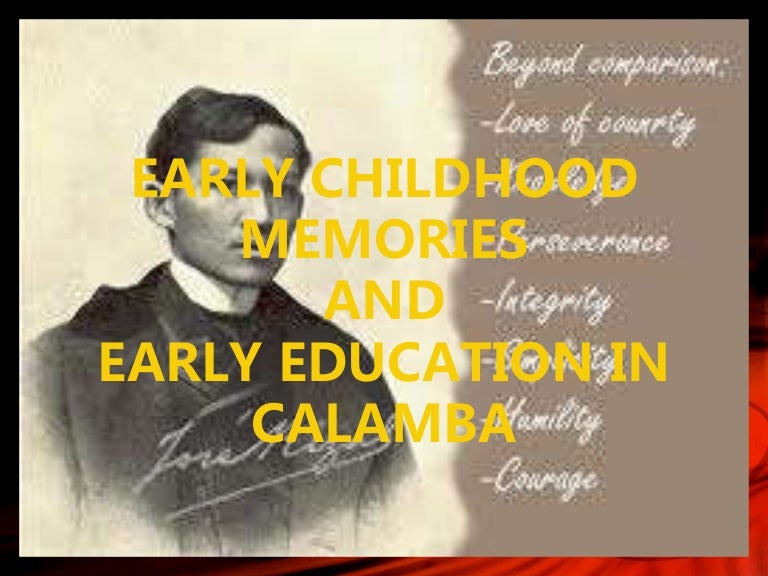 Early Childhood And Education Of Rizal early-childhood-and-education-of-rizal