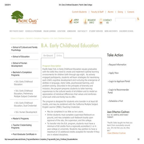 Online Early Childhood Education Certificate – What You Gain | PDF
