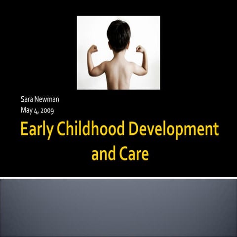Early Childhood Development | PPT