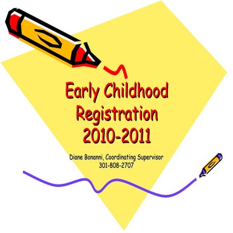 Early childhood registration | PPT