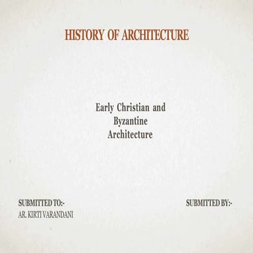 Earlychristianandbyzantine | PPT