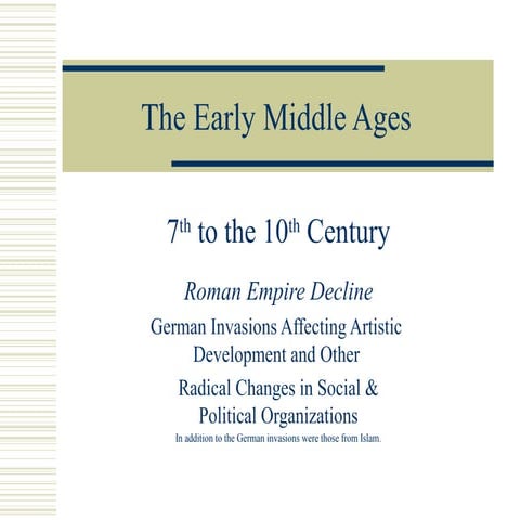 Art Appreciation: Middle Ages | PPTX