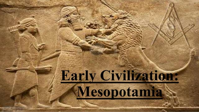 Mesopotamia presentation | PPTX