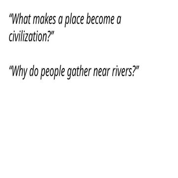 The 7 characteristics of a civilization | PPT