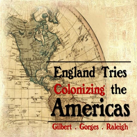 Early english settlement attempts ppt | PDF