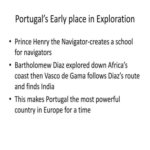 Early European Explorers | PPTX