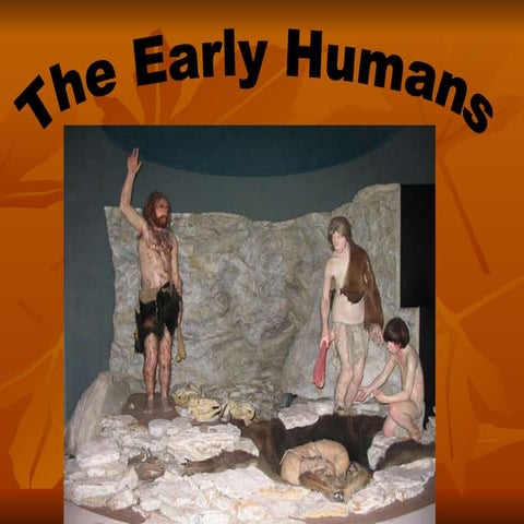 Early Humans Projects | PPT