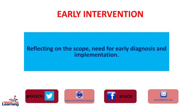 Understanding Early Intervention: Definition, Scope & Importance | PPTX