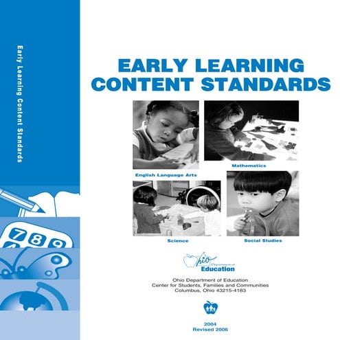Early learning content standards of Ohio | PDF