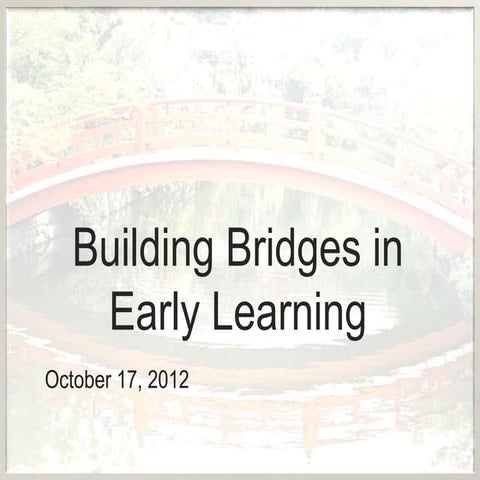 Early learning vision | PPTX | Daycare and Pre-School | Parenting