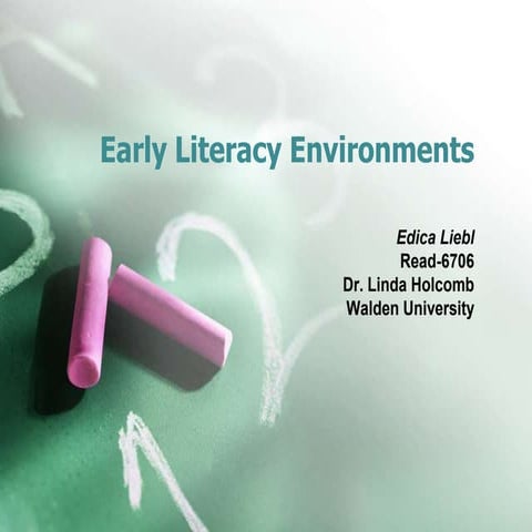 Emergent Literacy Application In Life Pptx
