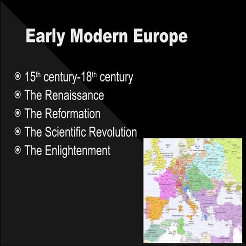 Early modern europe 1 | PPT