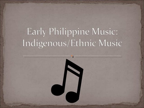 Music of Palawan | PPTX | Music | Entertainment
