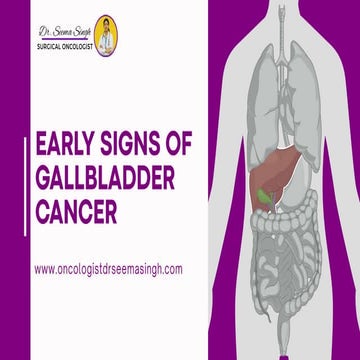Early Signs of Gallbladder Cancer guidance | PPTX