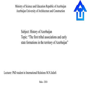 State formation (history) ... .... ..... | PPTX