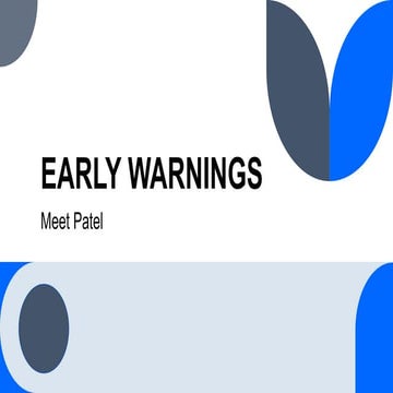 EARLY WARNINGS.pptx