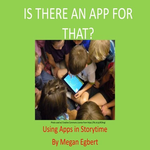 Using Apps in Storytime | PPT