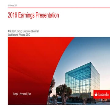 Earnings Presentation 2016 | PDF