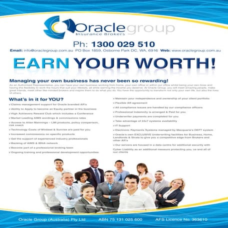 Become an Authorized Insurance Representative