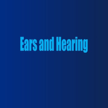 Ear assessment | PPTX