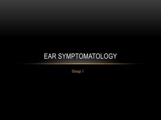 Common Ear Diseases | PPT
