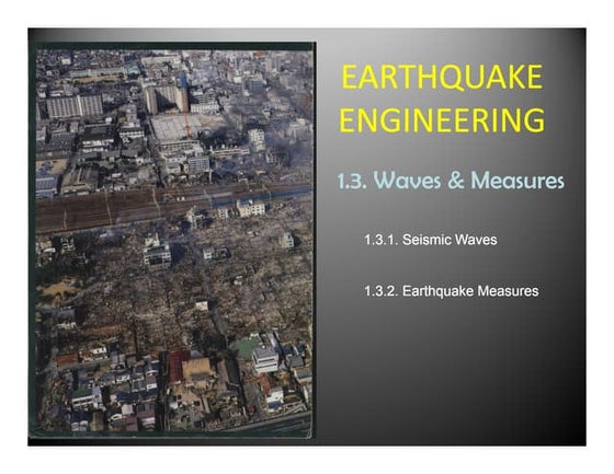 Earthquake Engineering 2011 Ass-01 | PDF