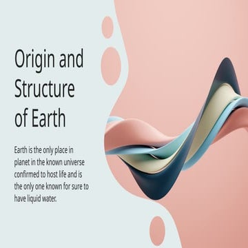 Earth, why Earth is the only planet that is habitable.pptx