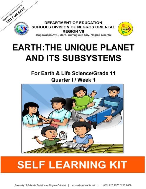 Lesson 1-Origin and Structure of Earth_Earth and Life Science.pdf | Geology | Science