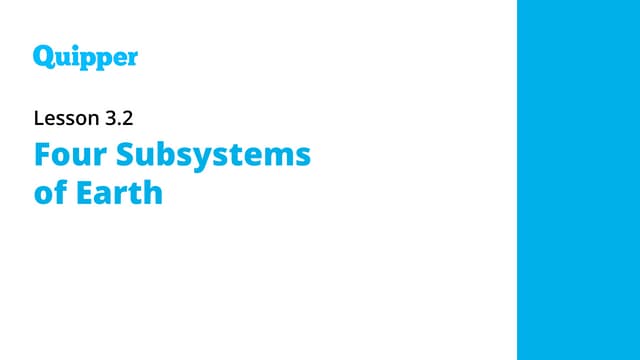 Earth and Life Science - Earth Subsystems | PDF